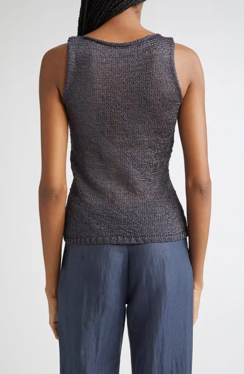 Paloma Wool Skipp Floral Embroidered Sleeveless Top - Dark Grey